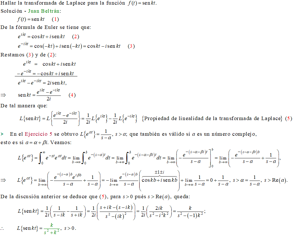 Transformada de Laplace